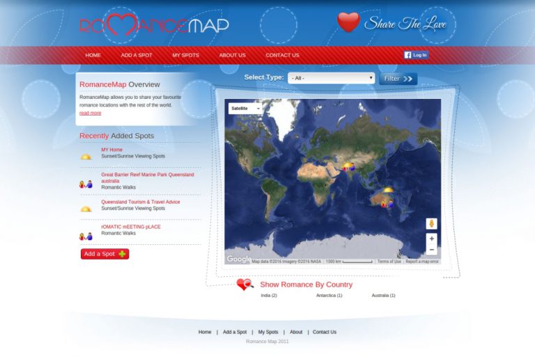 Romance Map - MSP Concepts